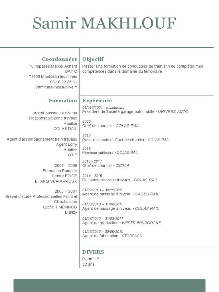 Samir Makhlouf CV | PDF