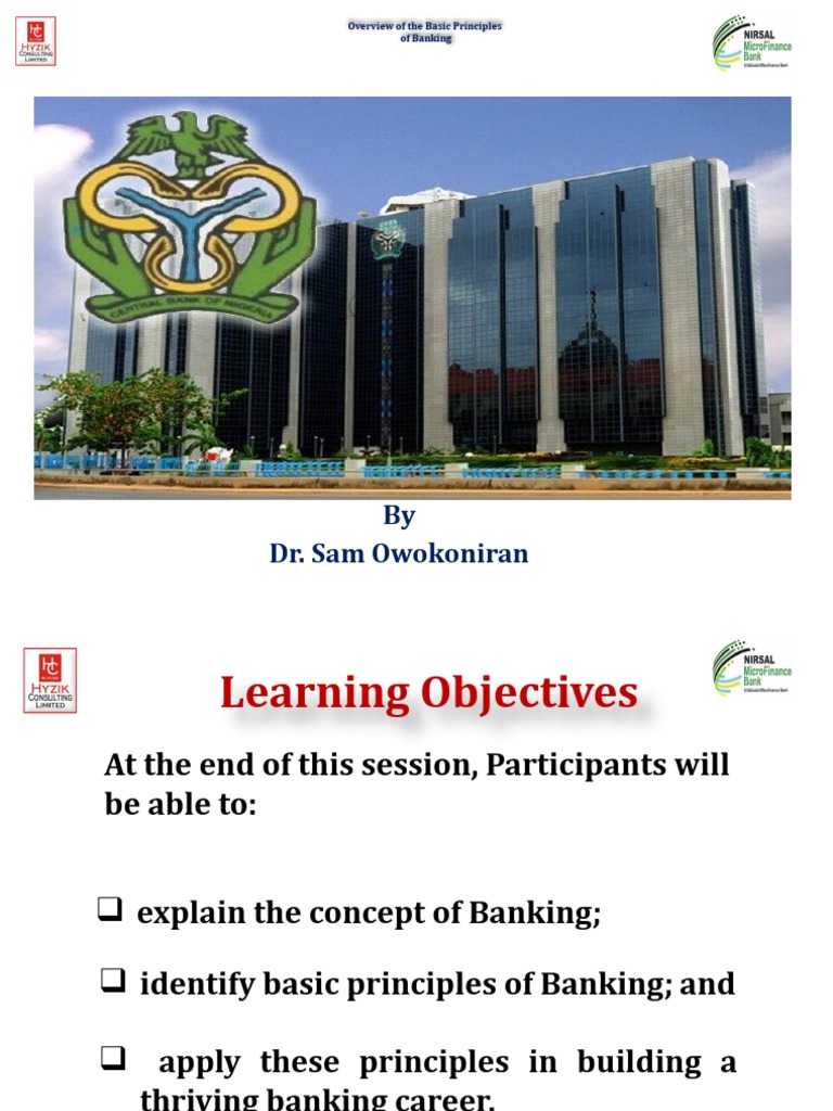 Overview of Banking Principles | PDF | Banks | Market Liquidity