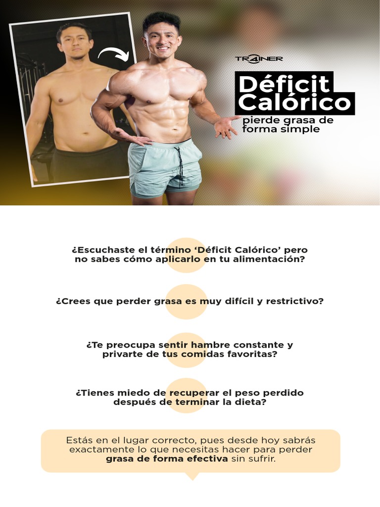Deficit Caloric o 20230607 | PDF | Dieta | Alimentos