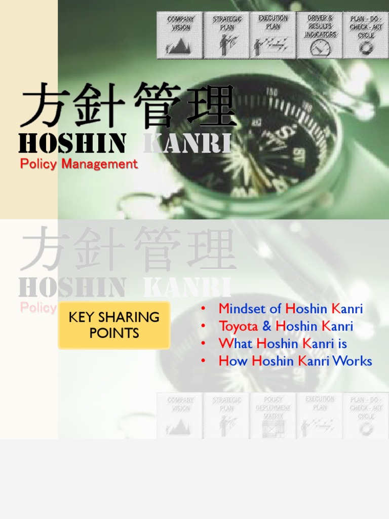 Hoshin Kanri | PDF