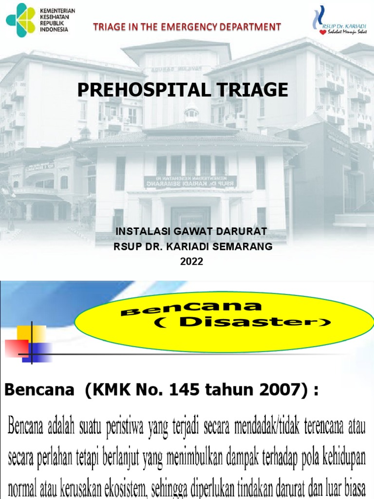 TRIAGE PREHOSPITAL New | PDF