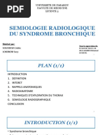 Syndrome bronchique et épaississement pariétal | PDF