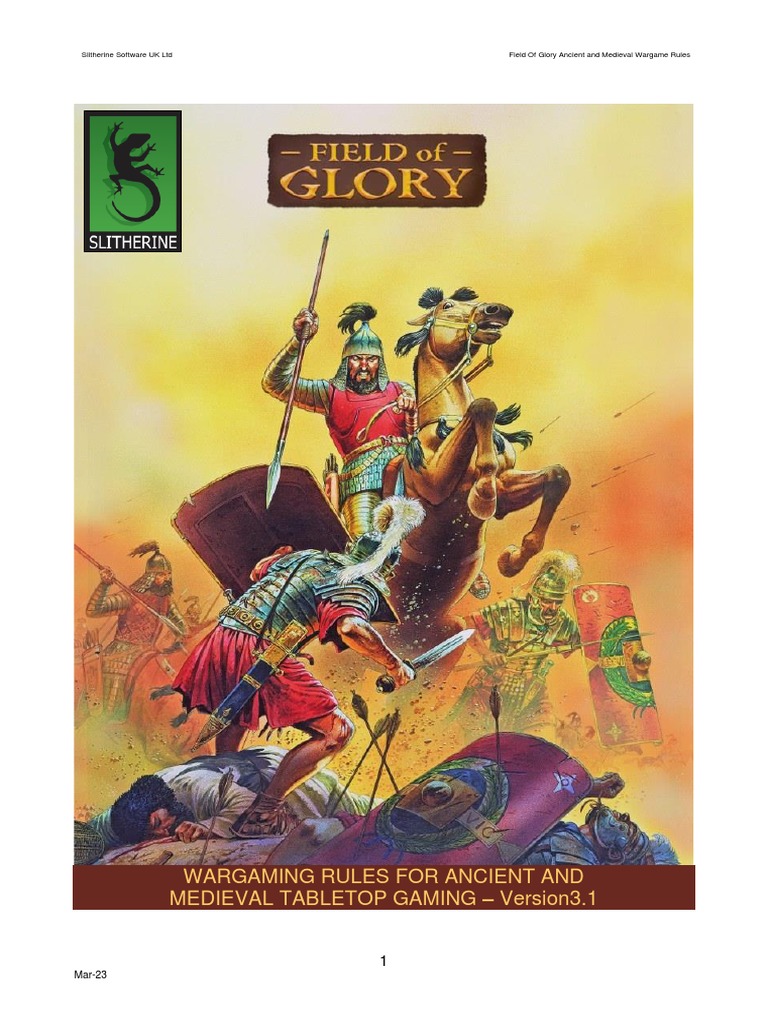 FOGAM V3.1 FullRules | PDF | Cavalry | Military Science