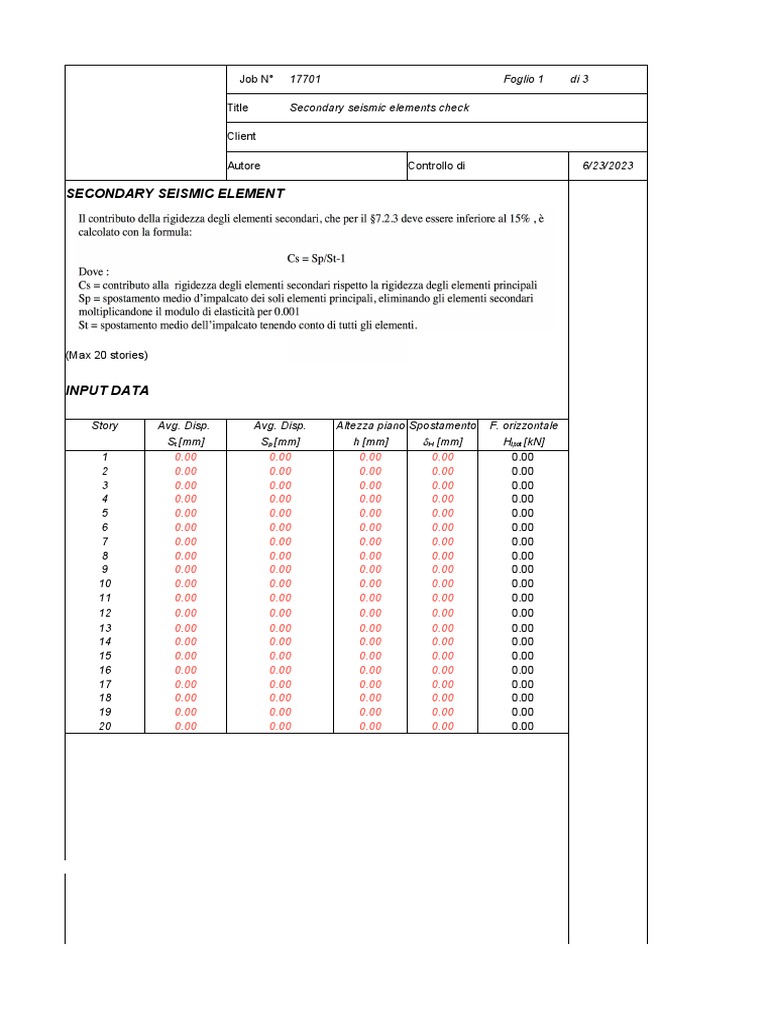 Calcolo Effetti Secondo Ordine | PDF