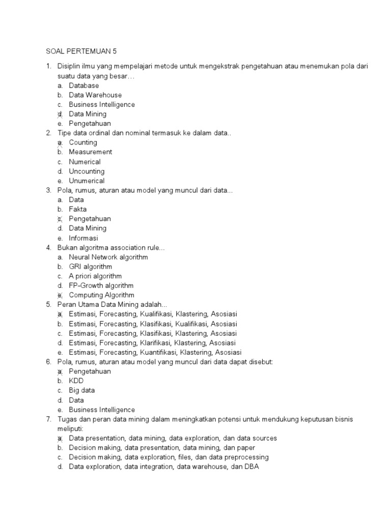 Datawarehouse 11220627 Tugas Pertemuan 5 | PDF