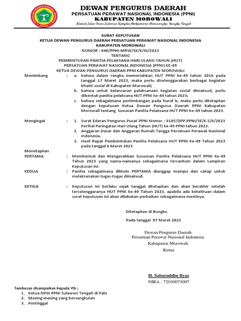 SK Panitia Hut Ppni | PDF