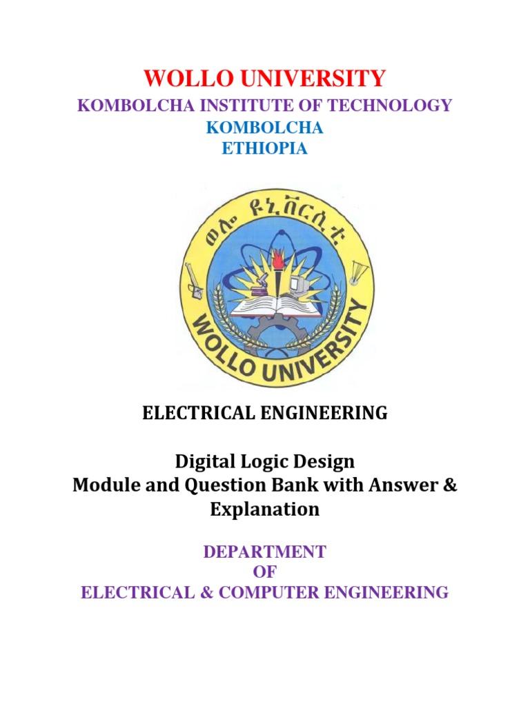 Digital Logic Design Module | PDF | Subtraction | Digital Electronics