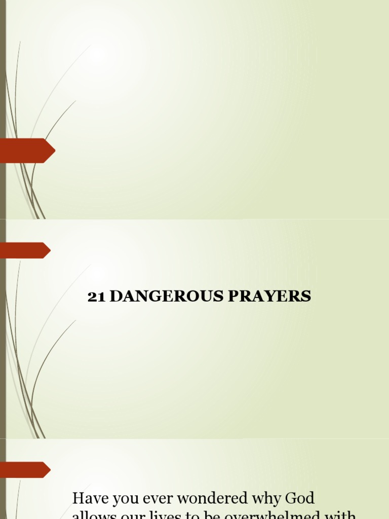21 Dangerous Prayer | PDF