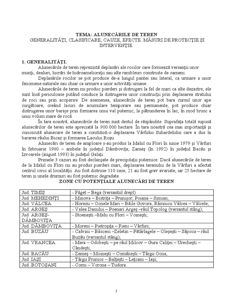 Alunecari Teren | PDF