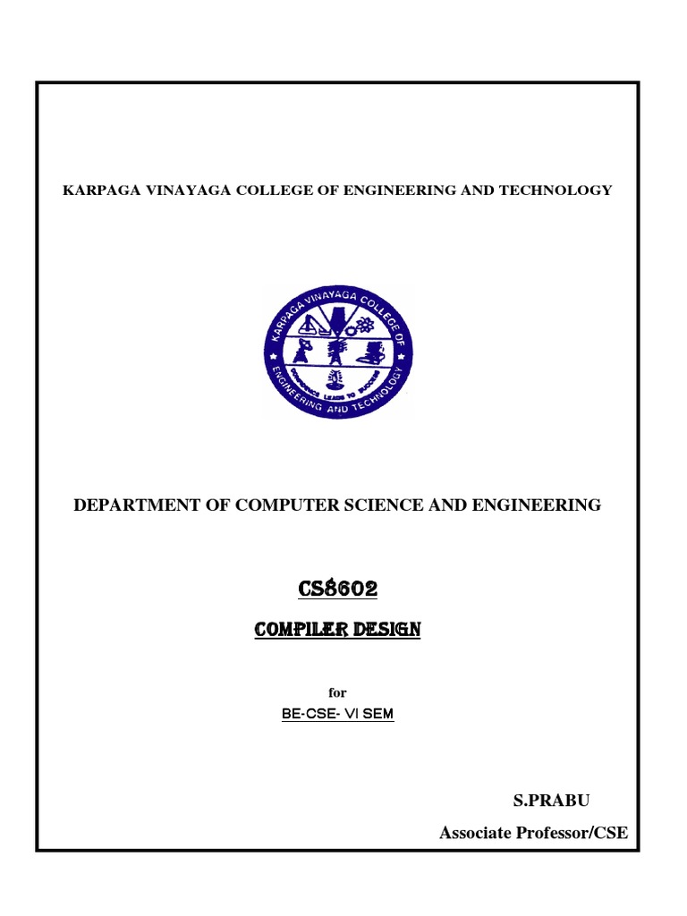 Compiler Design | PDF | Parsing | Compiler Compiler Design | PDF | Parsing | Compiler