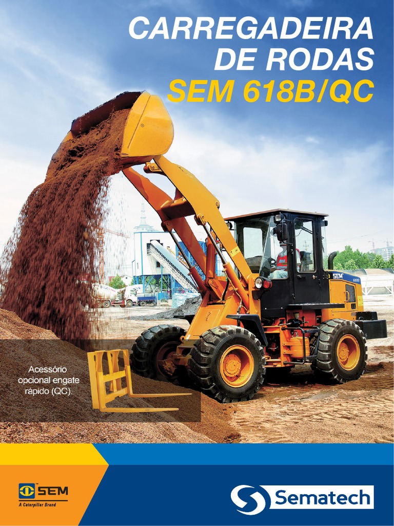 Catalogo Sematech Carregadeira de Rodas SEM 618B QC | PDF | Pneu | Freio