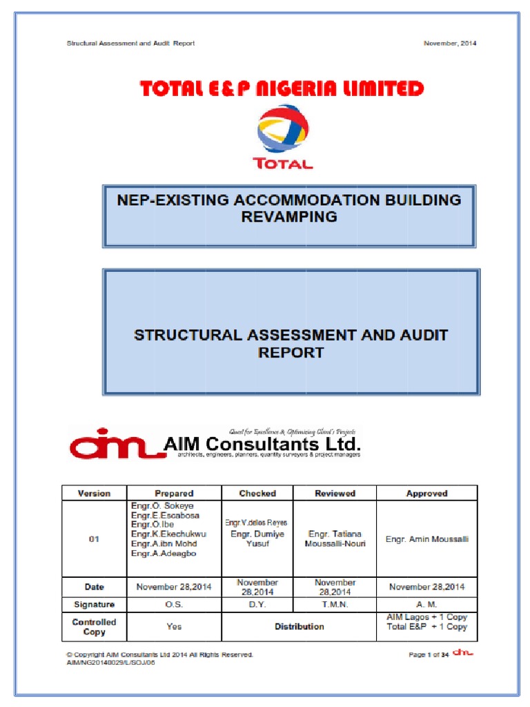 Sample Structural Audit Report | PDF