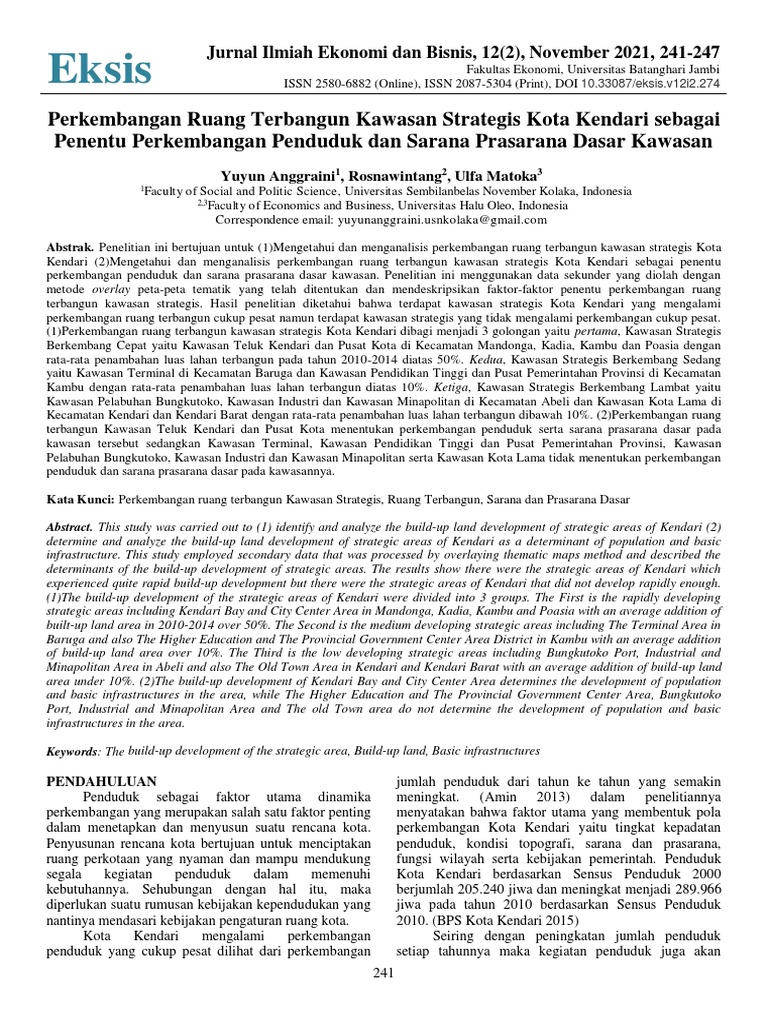 274-597-1-PB Jurnal Alih Fungsi Lahan | PDF