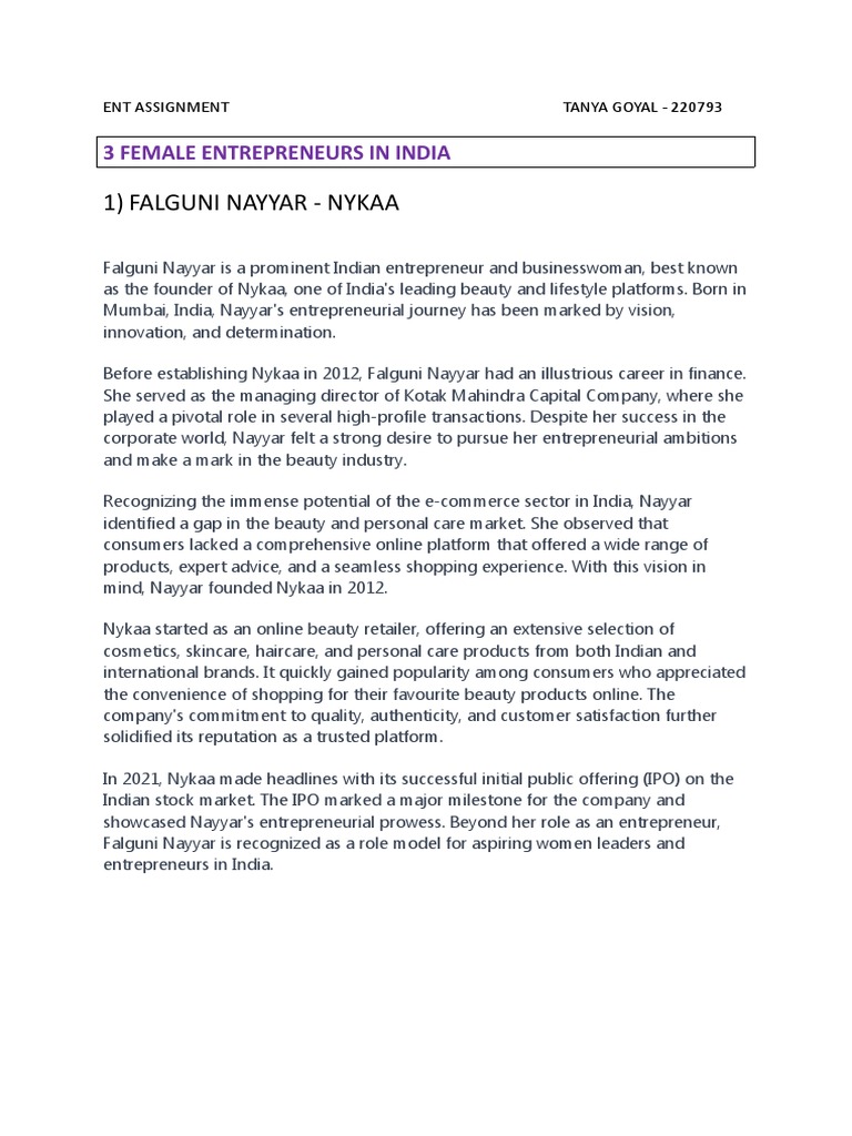 Ent Assignment Tanya Goyal | PDF