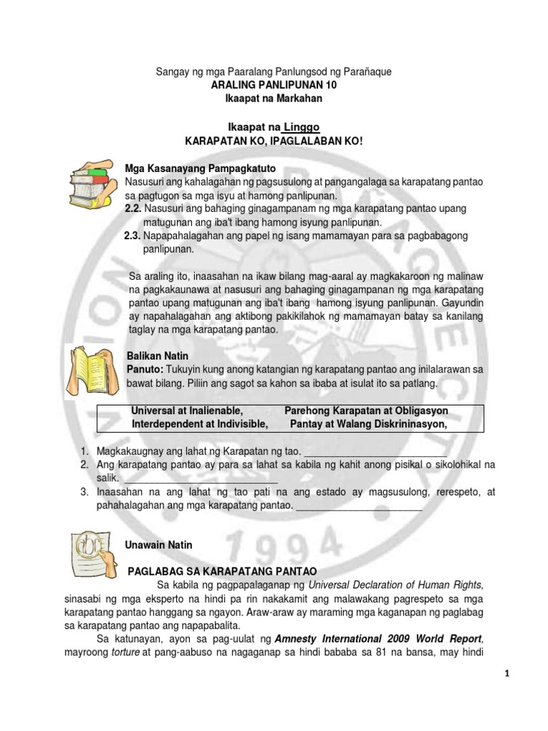 AP Grade10 Quarter4 Module Week4 | PDF