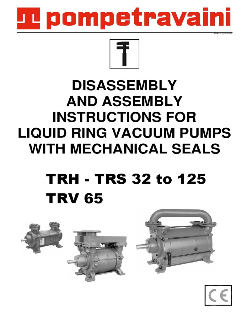 MNS Smontaggio TRH TRS TRV C Inglese | PDF | Pump | Bearing (Mechanical)