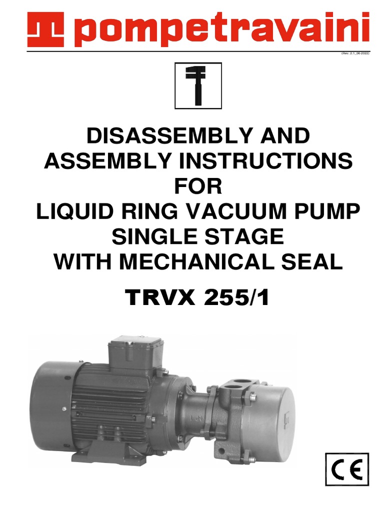 MNS Smontaggio TRVX 255 Inglese | PDF