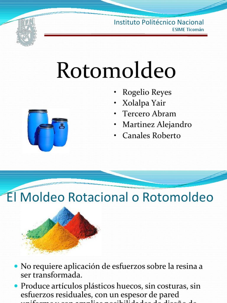 Rotomoldeo Final | PDF | Sólido amorfo | Aluminio