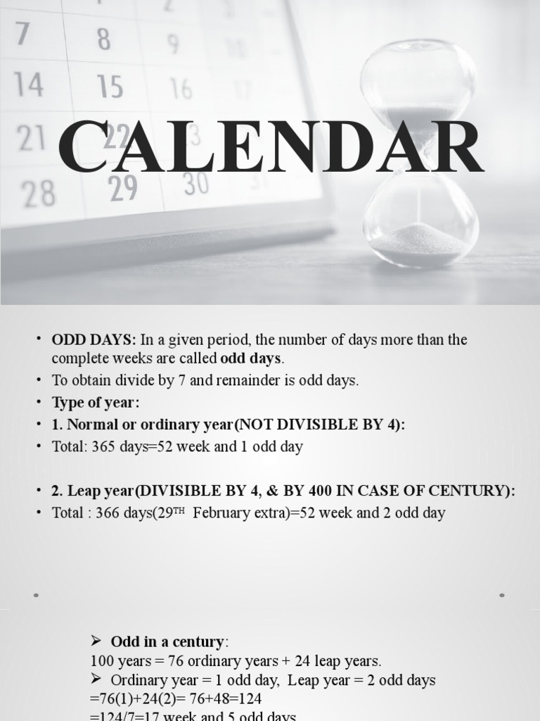 Calendar | PDF