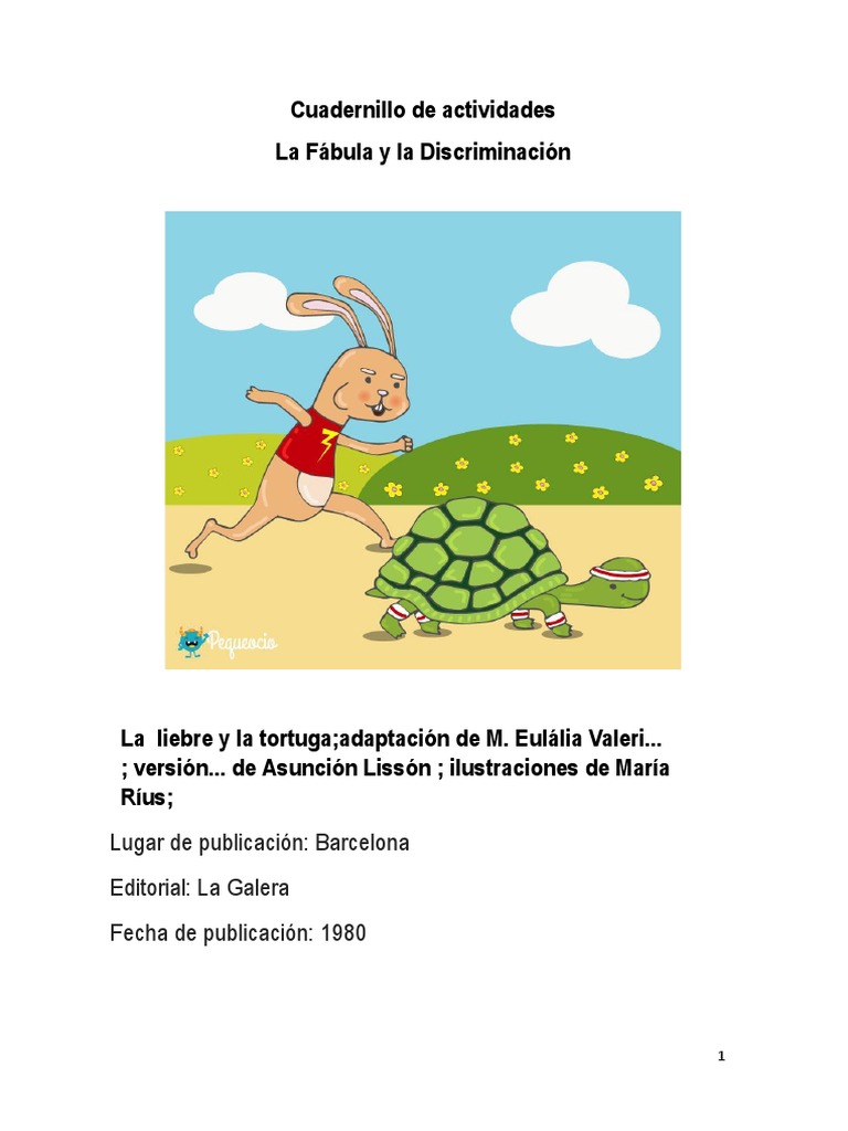 Cuadernillo Fábula | PDF