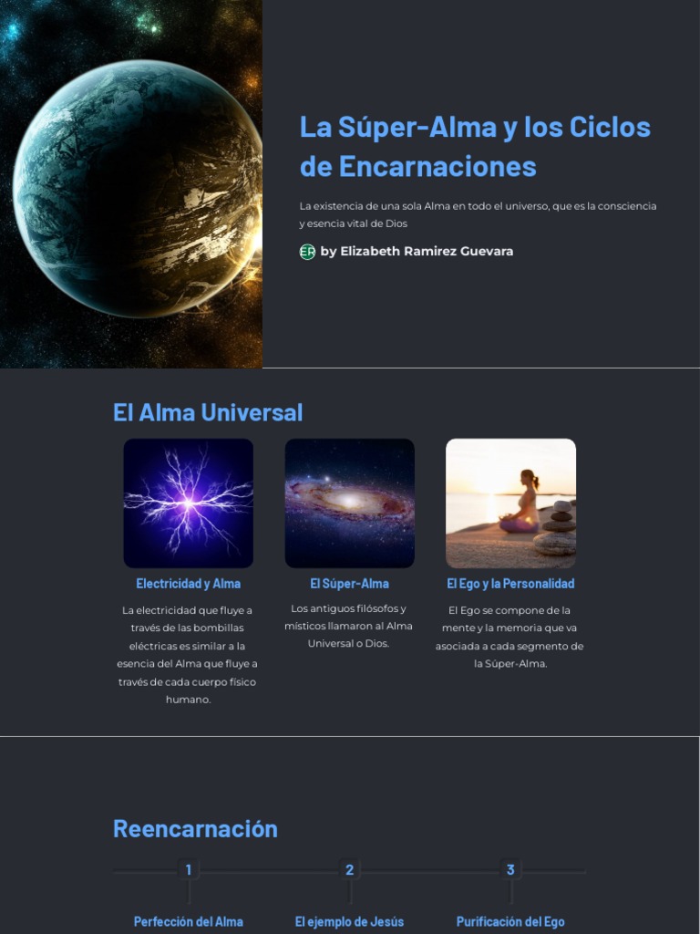La Súper-Alma y los Ciclos de Encarnaciones | PDF | Alma | Autoestima
