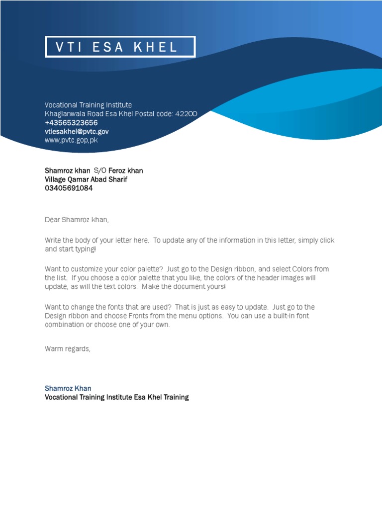 Shamroz Khan Training of Making Merge E-Mail in VTI | PDF | Image Processing | Color