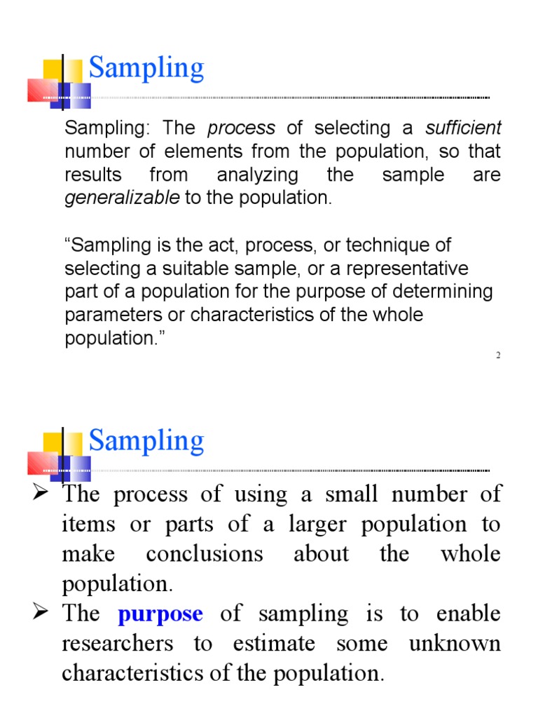 Lecture 13 Sampling | PDF | Sampling (Statistics) | Statistics Lecture 13 Sampling | PDF | Sampling (Statistics) | Statistics