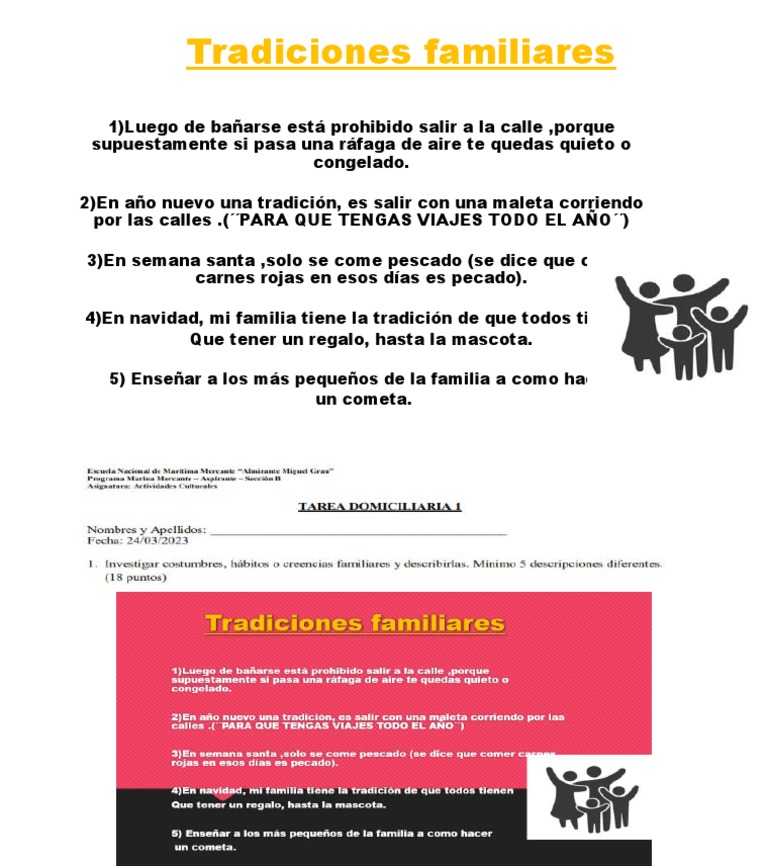 Tradiciones Familiares | PDF