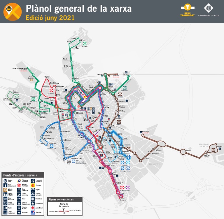 Planol Bus Reus 2021 Juliol | PDF