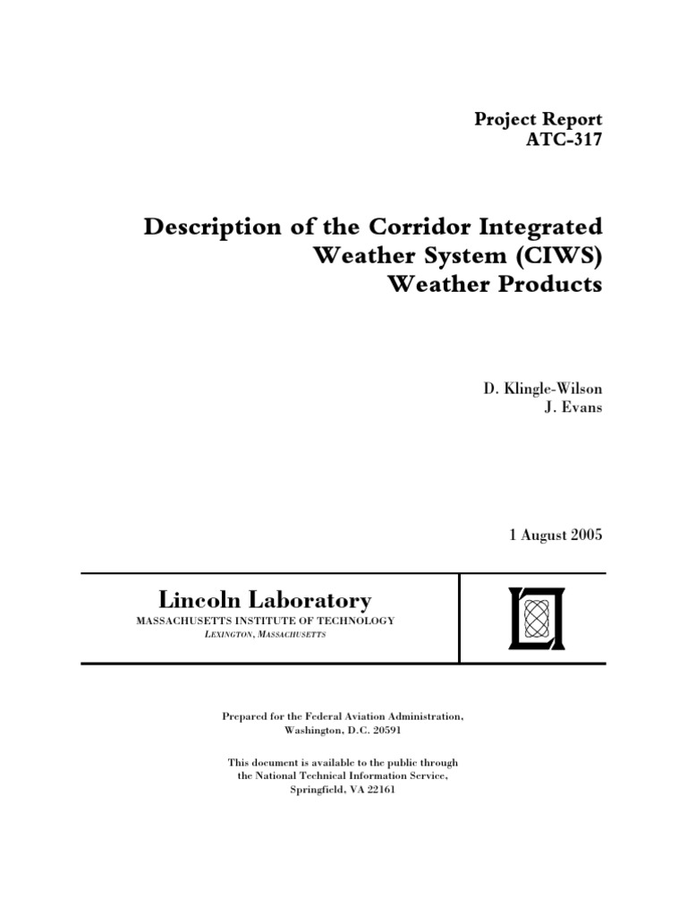 Klingle-Wilson_2005_ATC-317_WW-15318 | PDF | Radar | Air Traffic Control
