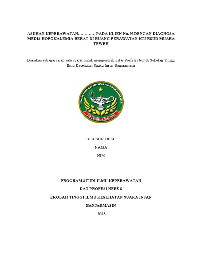 ASKEP - OSLER KMB 1 Kaka Rs | PDF