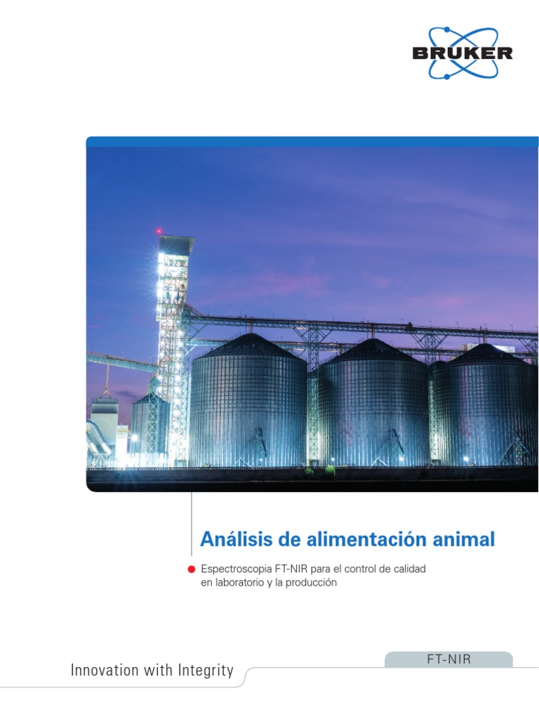 Animal Feed-Brochure FT-NIR ES | PDF | Alimentos | Calidad (comercial)