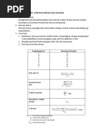 Analisis CV Horwitz dan RSD | PDF