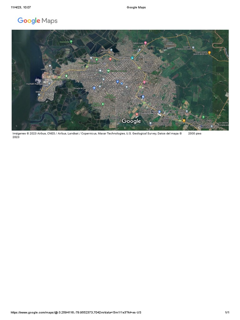 Mapa Machala Ec | PDF | Derecho