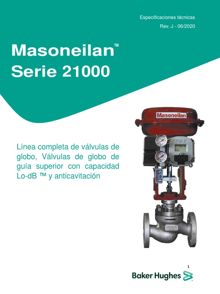 Catalogo Masoneilan | PDF | Ciencias fisicas | Procesos industriales