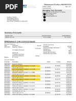 August Bank Statement | PDF | Credit Card | Transaction Account