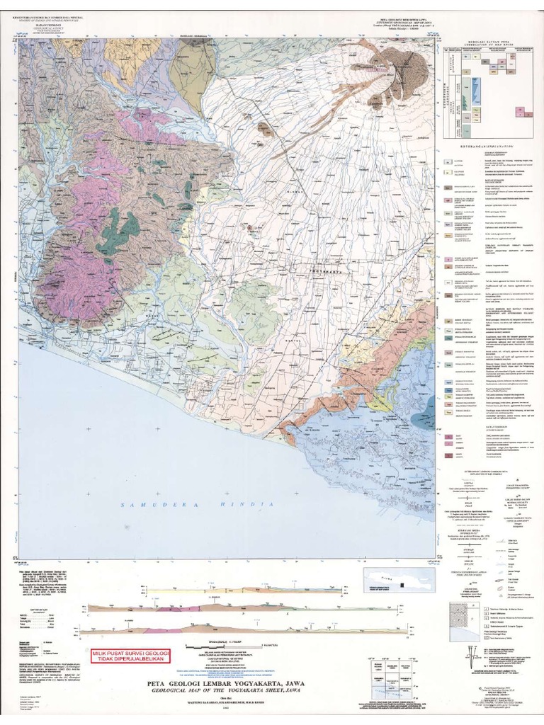 Peta Geologi Lembar Yogyakarta, Jawa | PDF