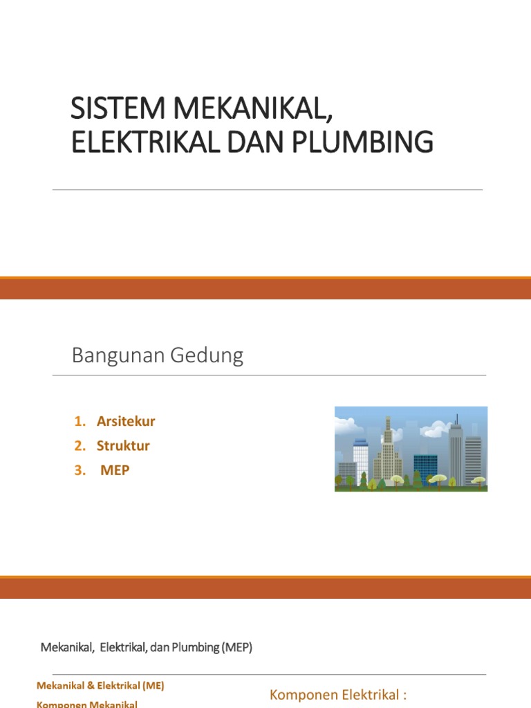 Mekanikal & elektrikal | PDF