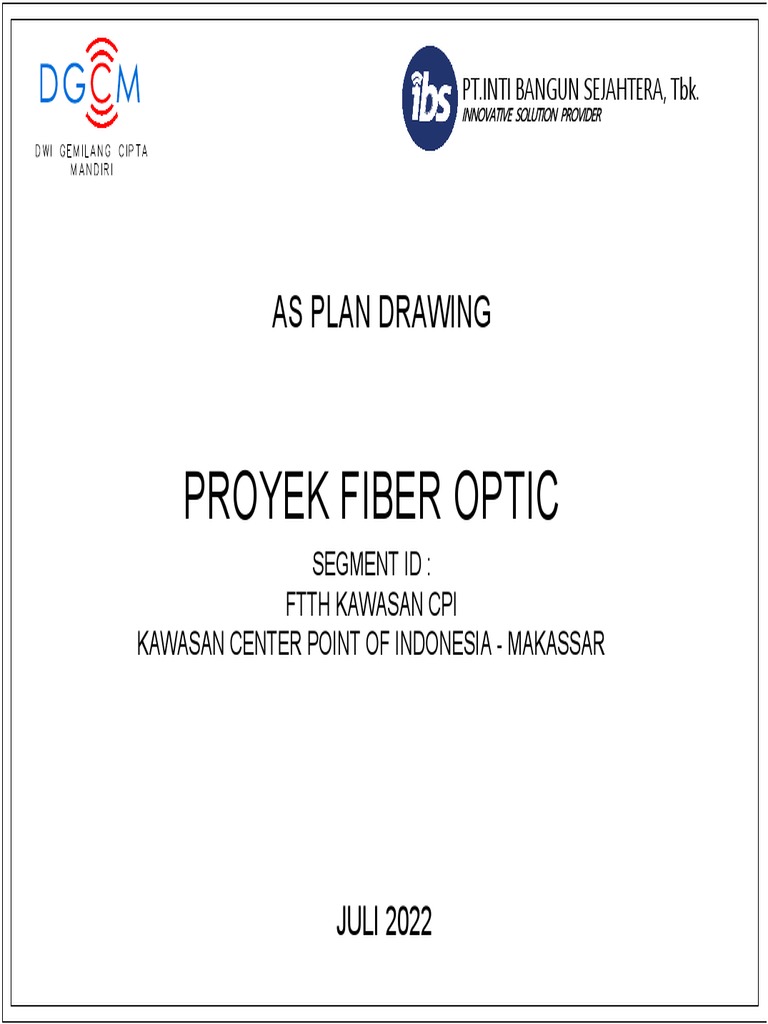 FTTH Kawasan Cpi 1 | PDF