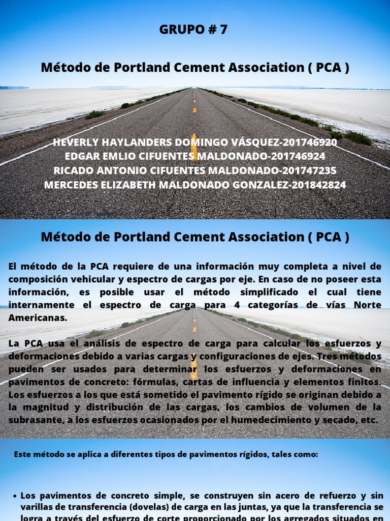 Método de Portland Cement Association ( PCA ) | PDF | Hormigón | Acero