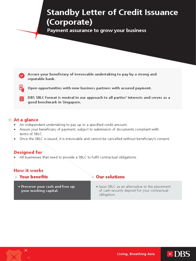 Standby Letter of Credit Issuance Corp | PDF | Letter Of Credit ...
