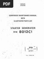 AUXILEC Starter Generator Manual | PDF | Mechanical Engineering | Equipment