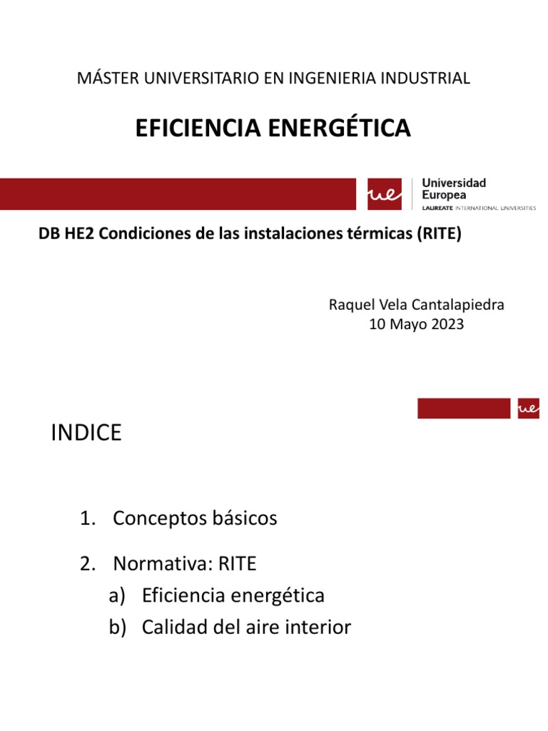2-CTE-HE2-RITE | PDF | Uso eficiente de energía | Calor