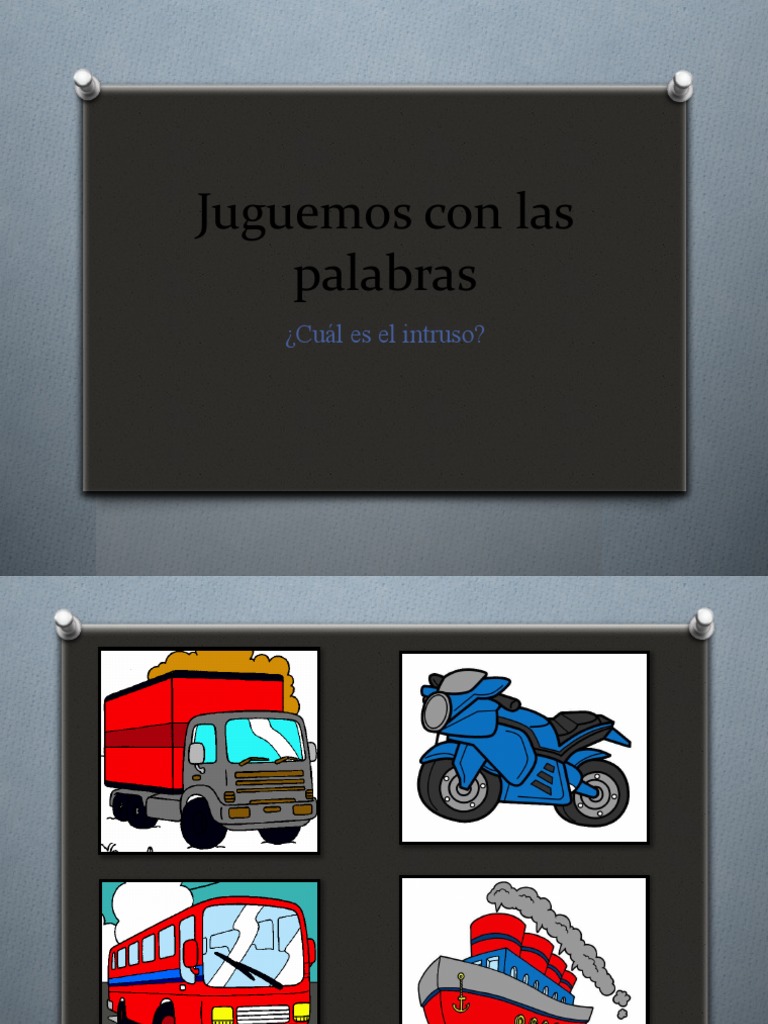 Juguemos con las palabras | PDF