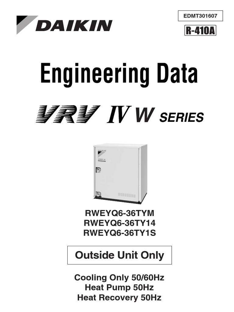 Manual de Engenharia VRV-W IV (380V) | PDF | Power Supply | Ceiling