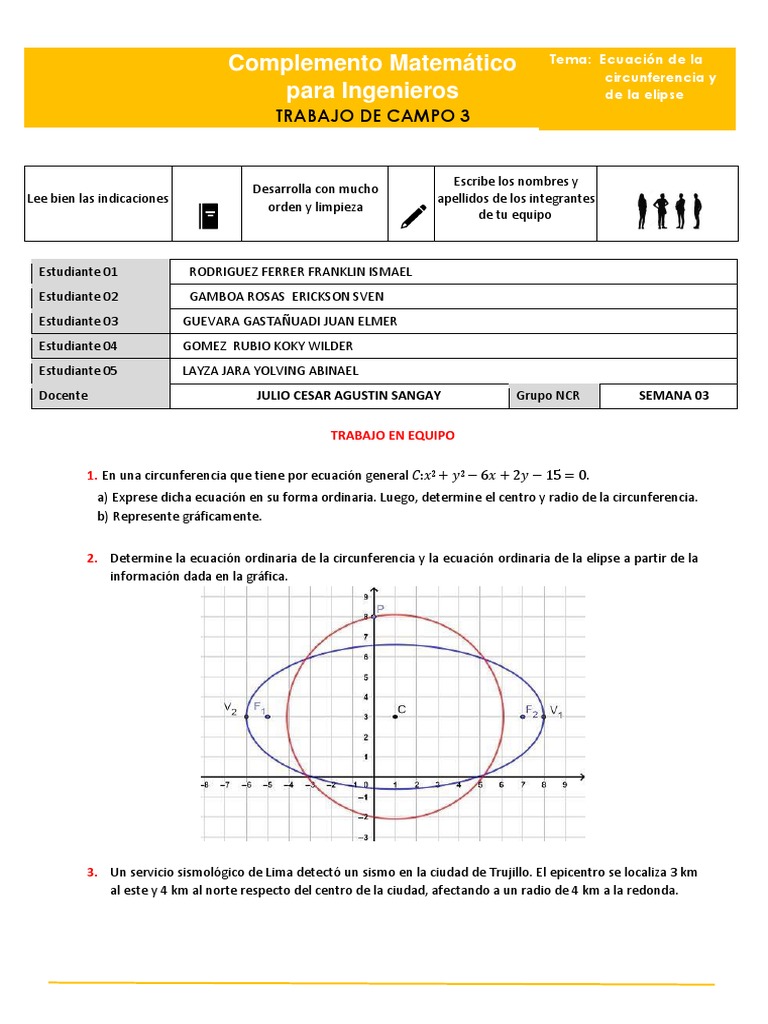 Trabajo de Campo N°03 Complemento | PDF | Objetos matemáticos | Geometría Elemental