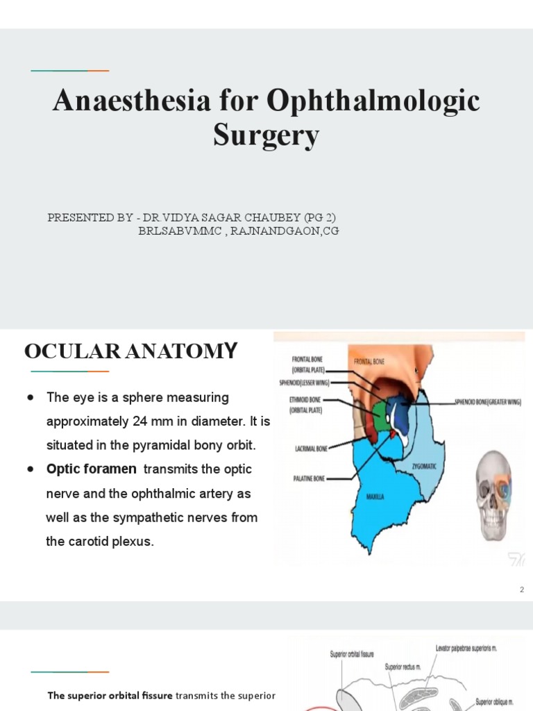Ophthalmic Anaesthesia | PDF | Glaucoma | Human Eye