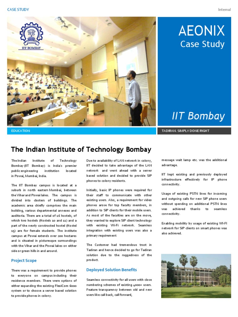 Case Study - Iitbombay | PDF | Cloud Computing | Session Initiation Protocol