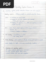 Operating System Handwritten Notes | PDF | Computers