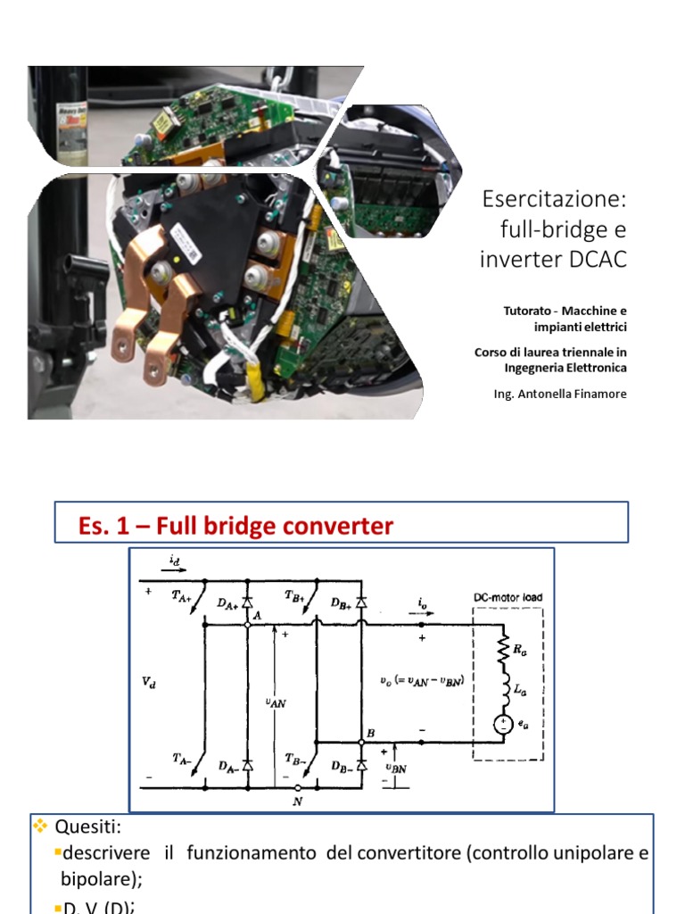 Esercitazione Fullbridge DCAC | PDF